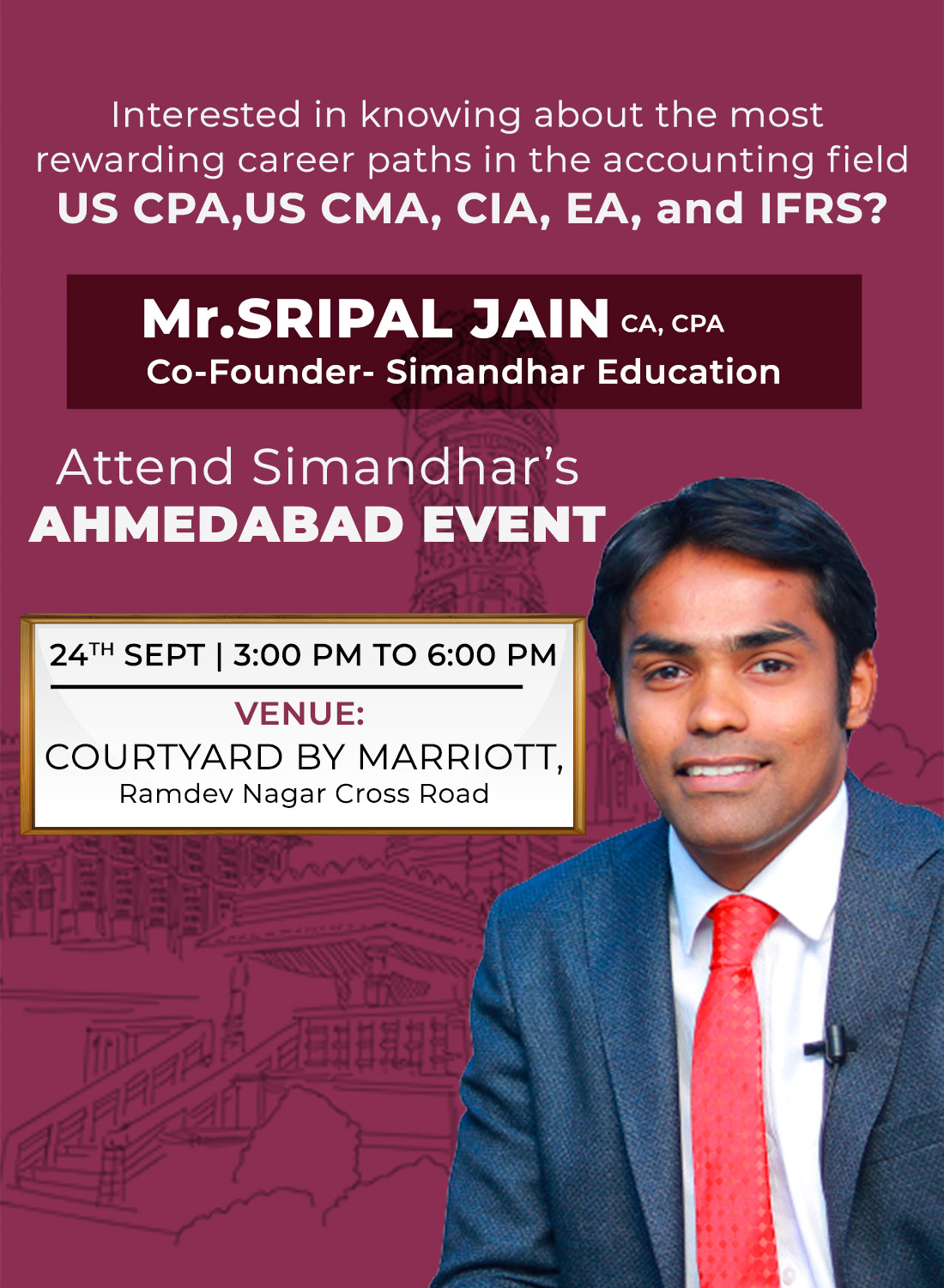 Sripal Jain is Visiting Ahmedabad to guide you in your accounting ...